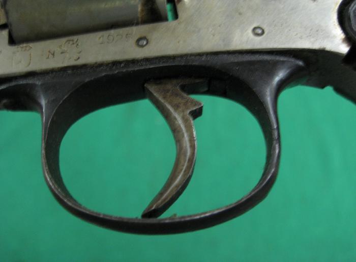 38 Cal. 1925 Nickel Pistol Like Smith Wesson Break Open Revolver Curio ...