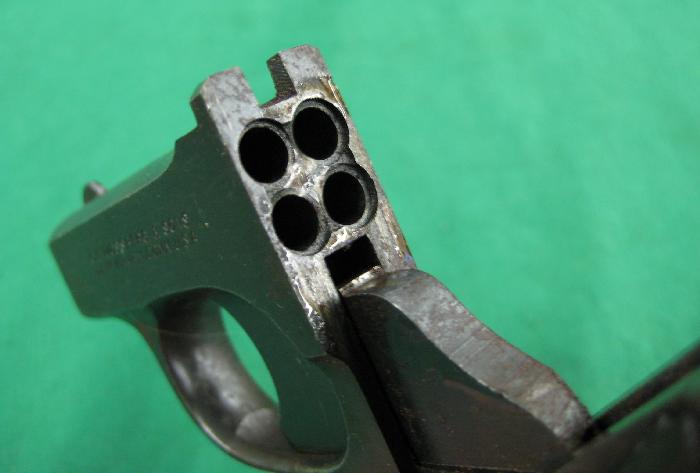 Of Mossberg Brownie Derringer 22lr 4-Bbl 4 Shot Pepperbox Break Open ...