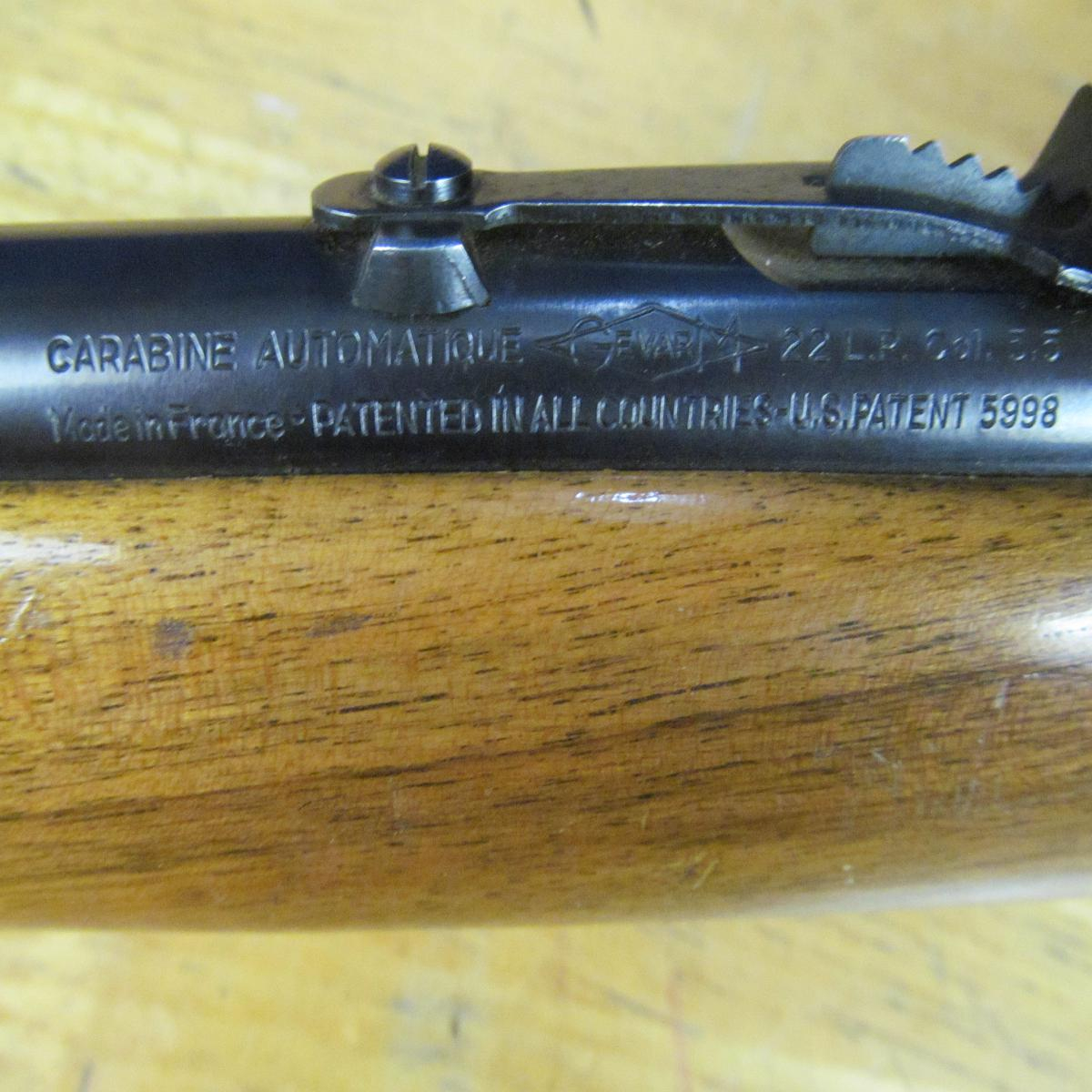 Gevarm Model A3 Carabine Automatique Rifle Made In France .22 Lr For ...