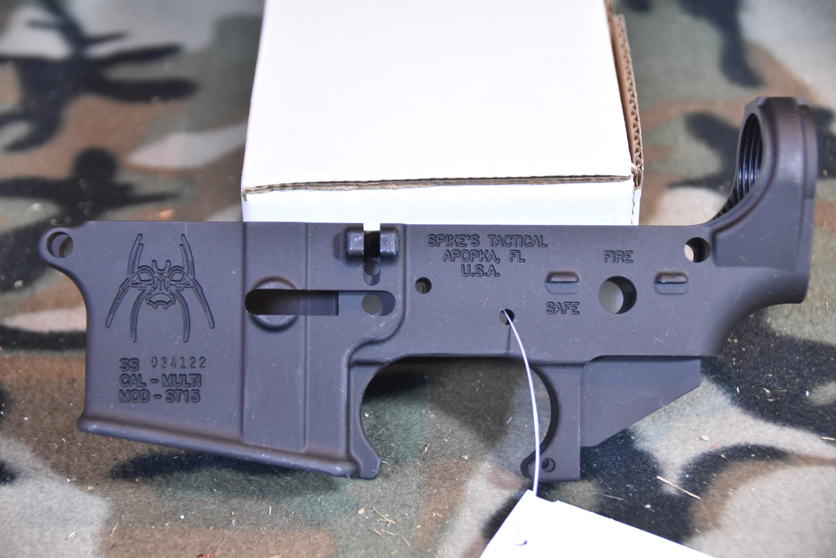 Spikes Tactical Ar-15 Spikes Stls018 Spider Stripped Lower Receiver For ...