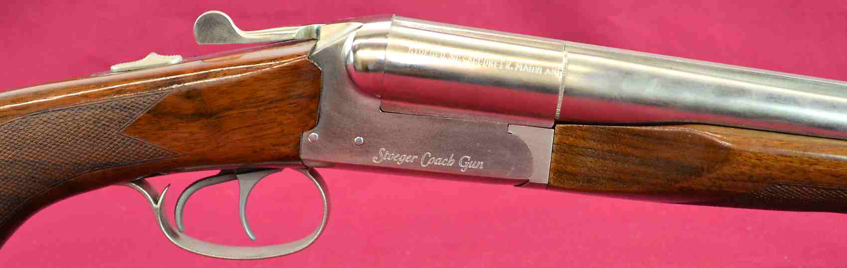 Er Amantino/Stoeger Model Coach Gun 12ga Sxs Double Barrel Shotgun For ...