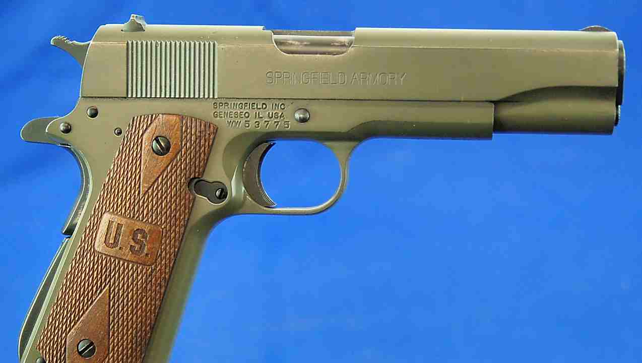 Springfield Armory (Geneseo, Il) Model 1911-A1 Gi .45acp Semi-Auto ...