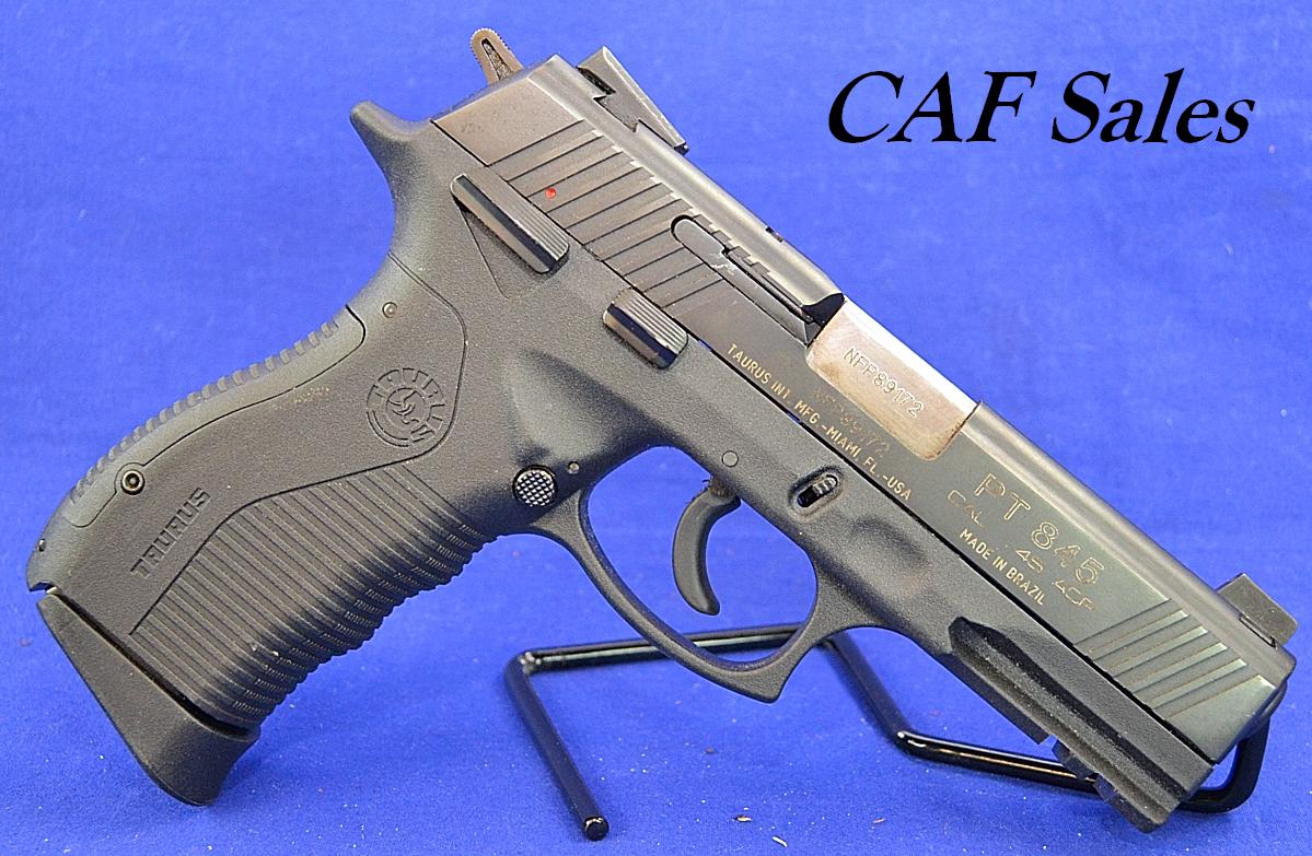 Taurus Model Pt845 .45 Acp Semi Auto Pistol (Hc) For Sale at GunAuction ...