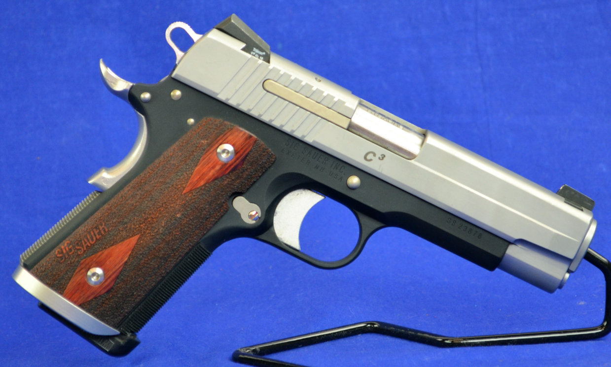 Sig Sauer Model 1911 C3 .45 Auto Cal. Semi-Auto Pistol For Sale at ...
