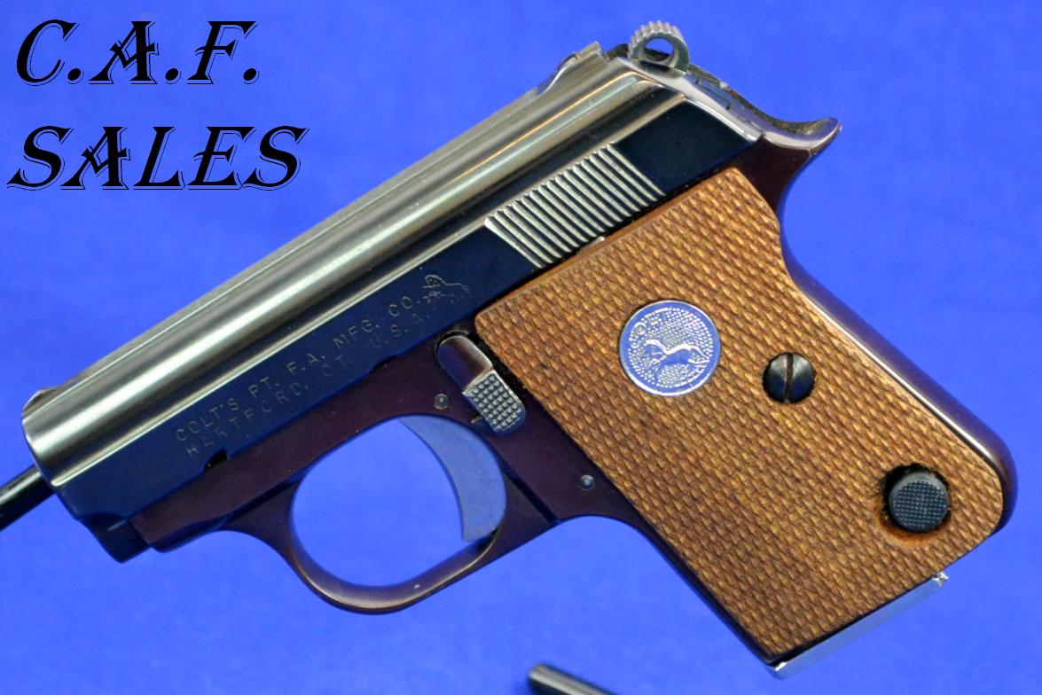 Colt Model Automatic .25 Cal. Semi-Auto Pistol For Sale at GunAuction ...
