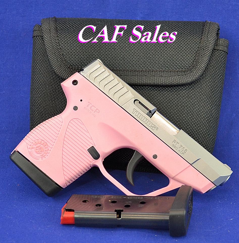 Taurus Model Pt738 Tcp .380 Acp Semi Auto Pistol (Pink) For Sale at ...